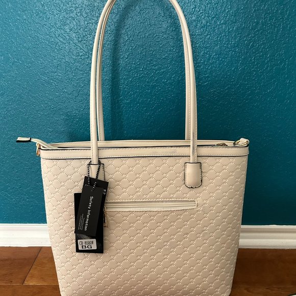 Diophy | Bags | Diophy White Vegan Leather Large Bag Small Crossbody ...